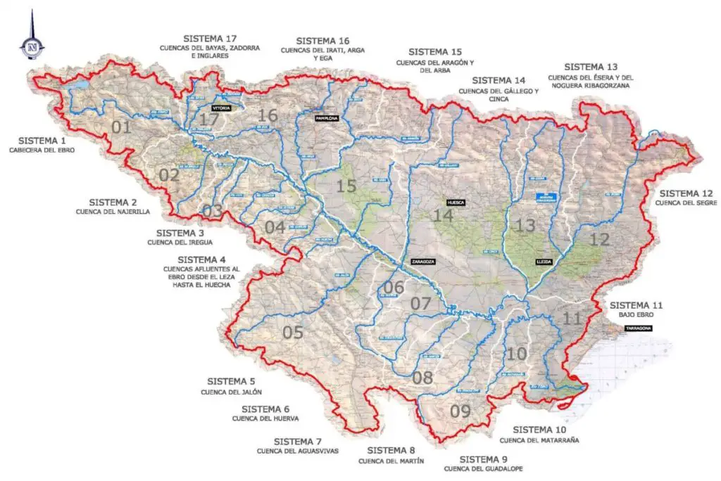 RÍO EBRO: Ubicacion, Mapa, Nacimiento y mucho más.