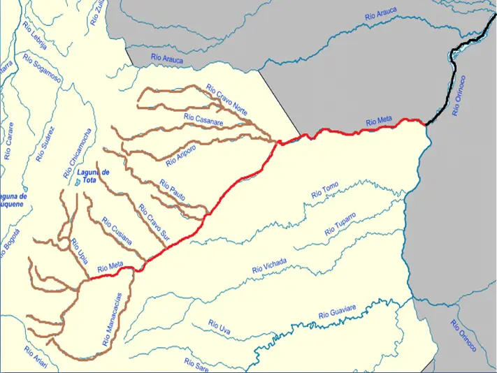 Río Meta: ubicación, mapa, y todo lo que desconoce de él