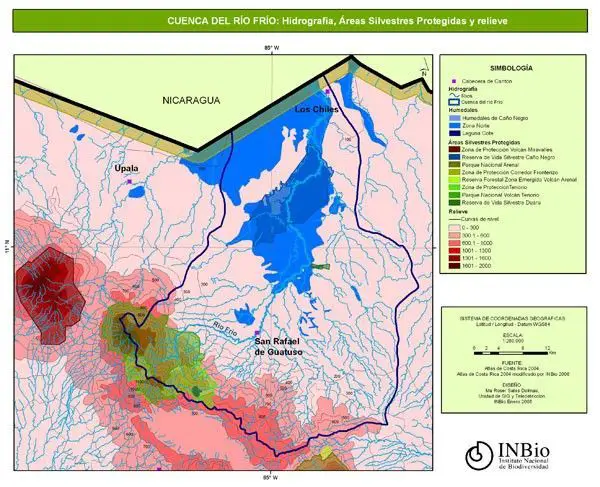 Río Frío: mapa, nacimiento y todo lo que necesita saber sobre él