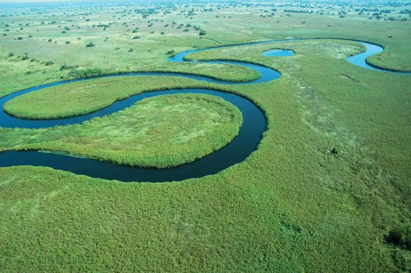Río Okavango: mapa, delta, y todo lo que desconoce