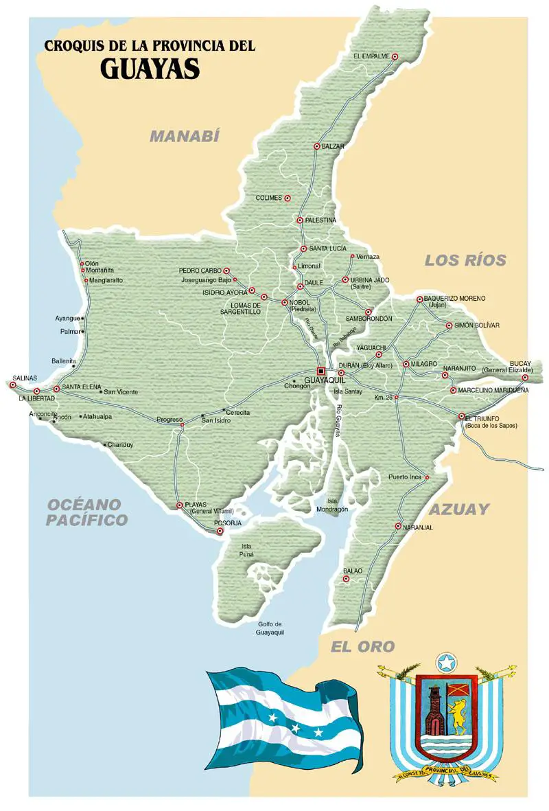 Río Guayas: mapa puente y todo lo que necesita conocer