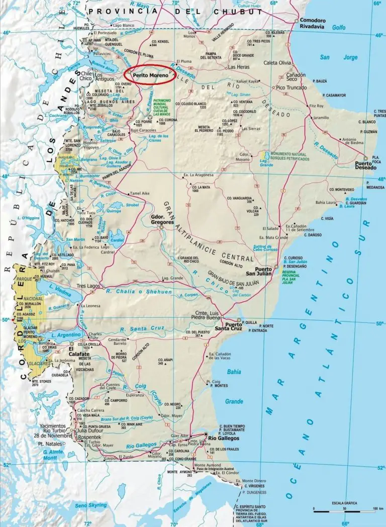 Rio Deseado: ubicación, mapa, y todo lo que necesita saber