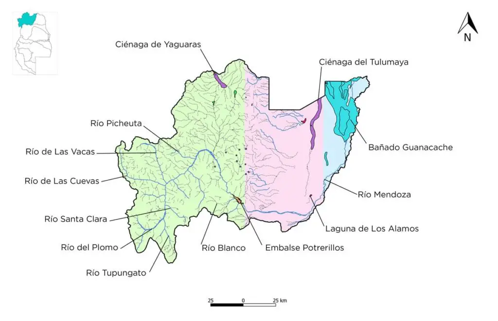 Río Mendoza: ubicación, mapa, y todo lo que necesita saber