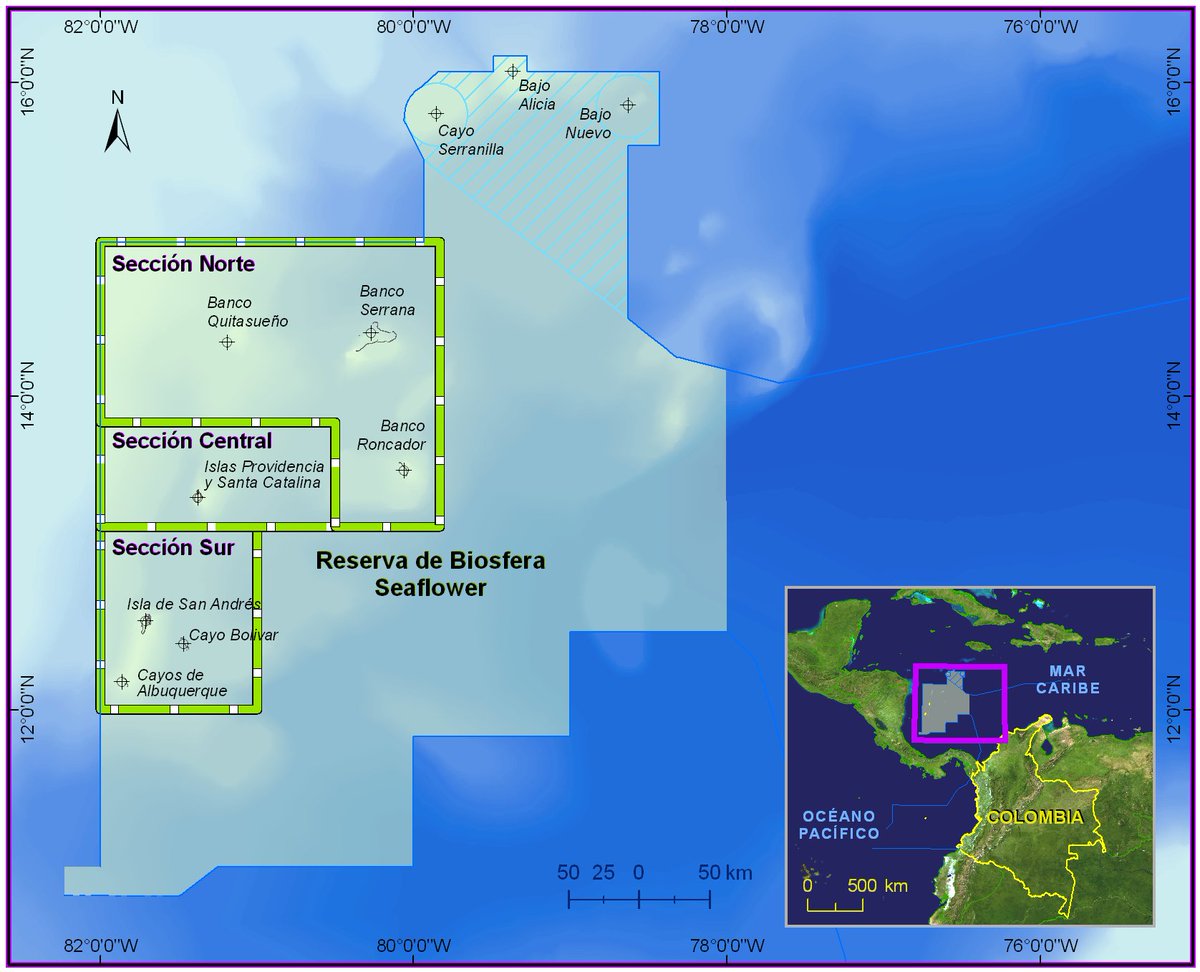 EL GRAN ÁREA MARINA PROTEGIDA DE SEAFLOWER, UBICADA EN COLOMBIA