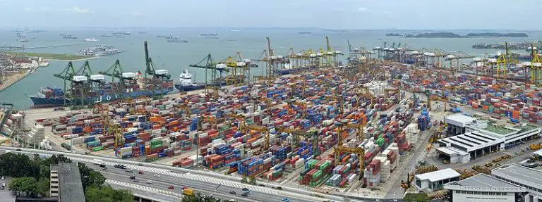 Puerto De Singapur Uno De Los Puertos MÁs Activos