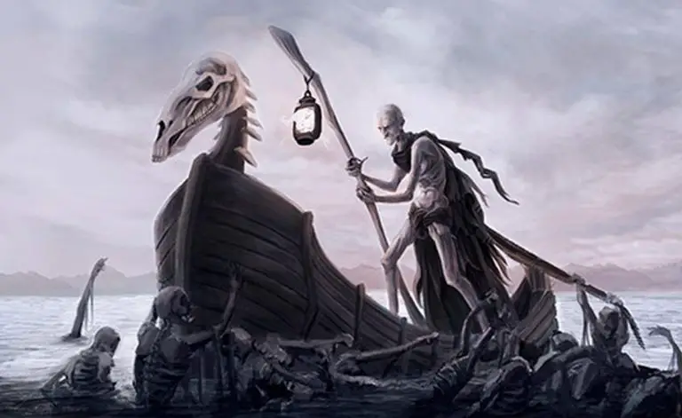 RÍO AQUERONTE, DE LA MITOLOGÍA GRIEGA SITUADO EN EL EPIRO